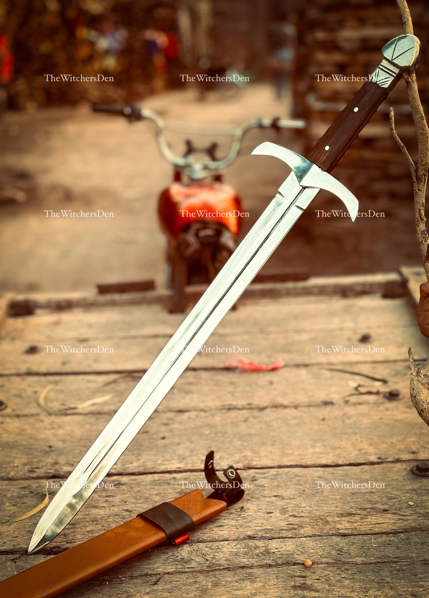 Medieval Sword Hand Forged Carbon Steel Vikings Battle Ready Knights ...