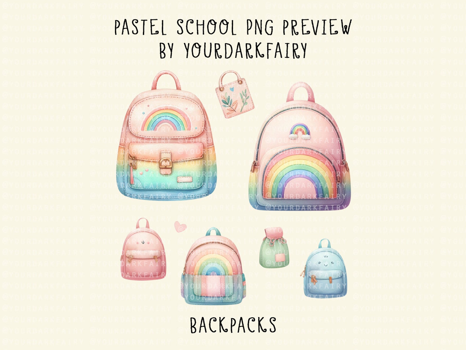 Pastel School Watercolor Clipart PNG / SVG - 85+ Back to School Image ...