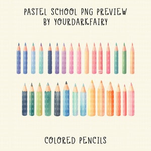 Pastel School Watercolor Clipart PNG / SVG - 85+ Back to School Image ...