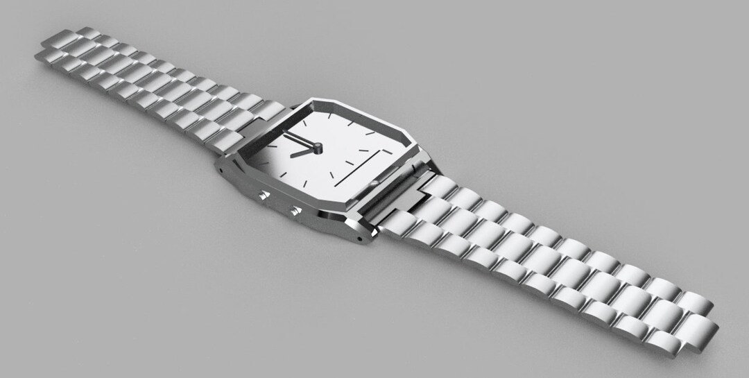 3D Printable Casio Vintage Watch Model and Template - Etsy UK