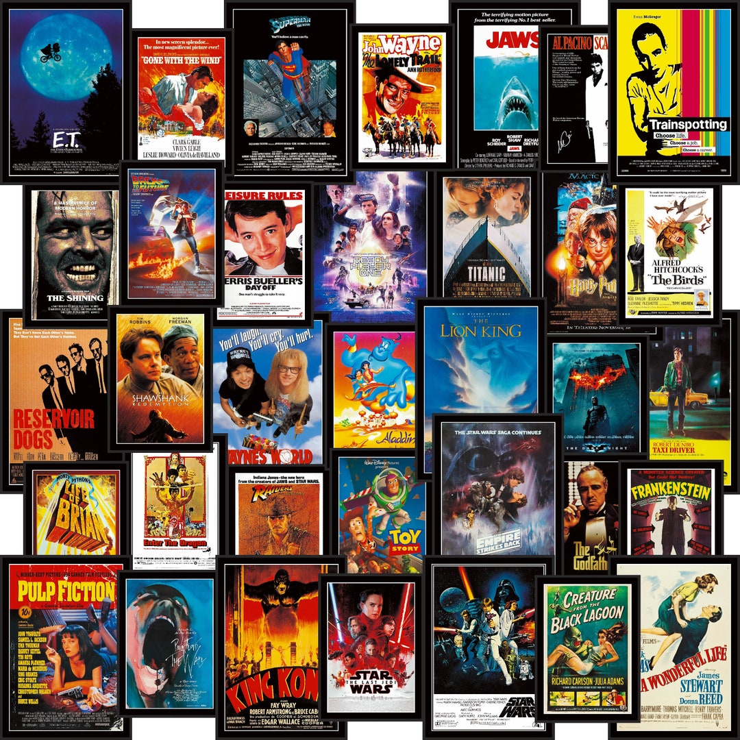 Movie Posters Illuminated Light Framed Lightbox Led Sign Home Cinema ...