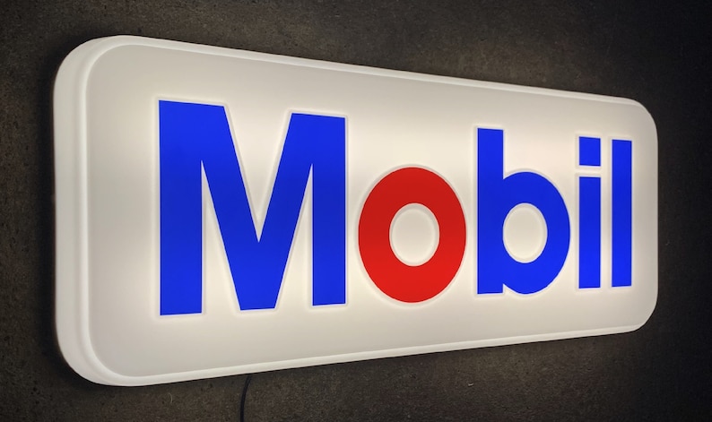 Petrol Signs Led Illuminated Garage / Man Cave / Games Room / - Etsy UK