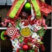 Grinch Swag Wreath - Etsy