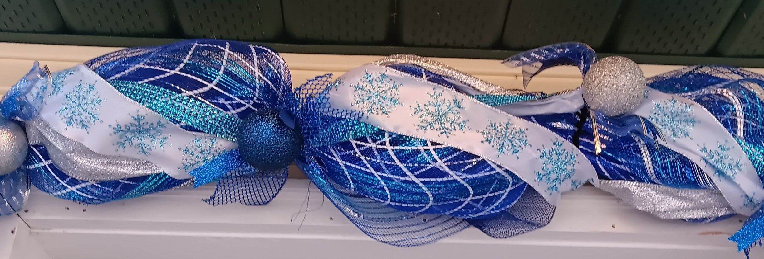 Blue Christmas Garland - Etsy