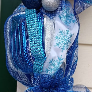 Blue Christmas Garland - Etsy
