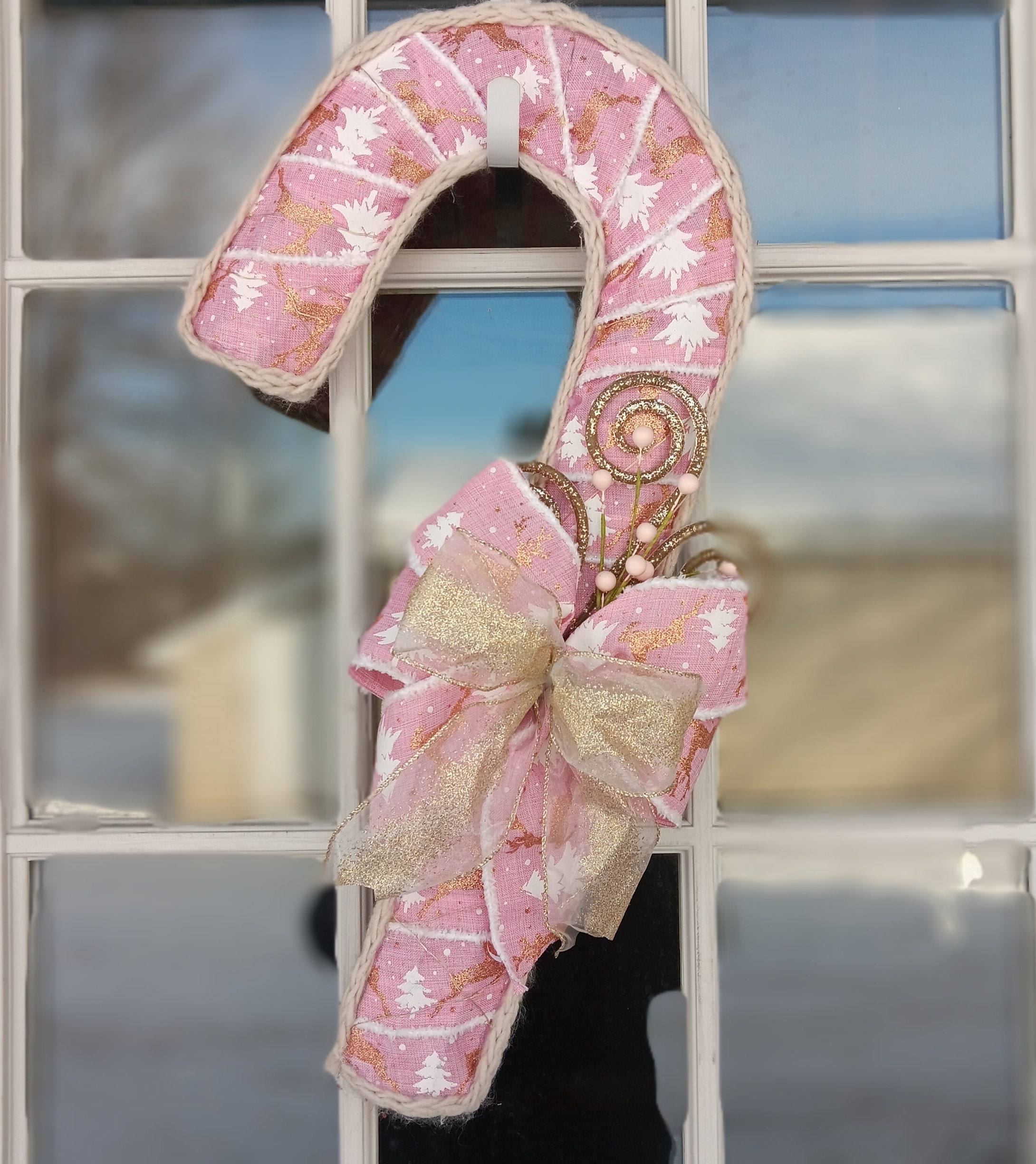 Candycane Wreath - Etsy