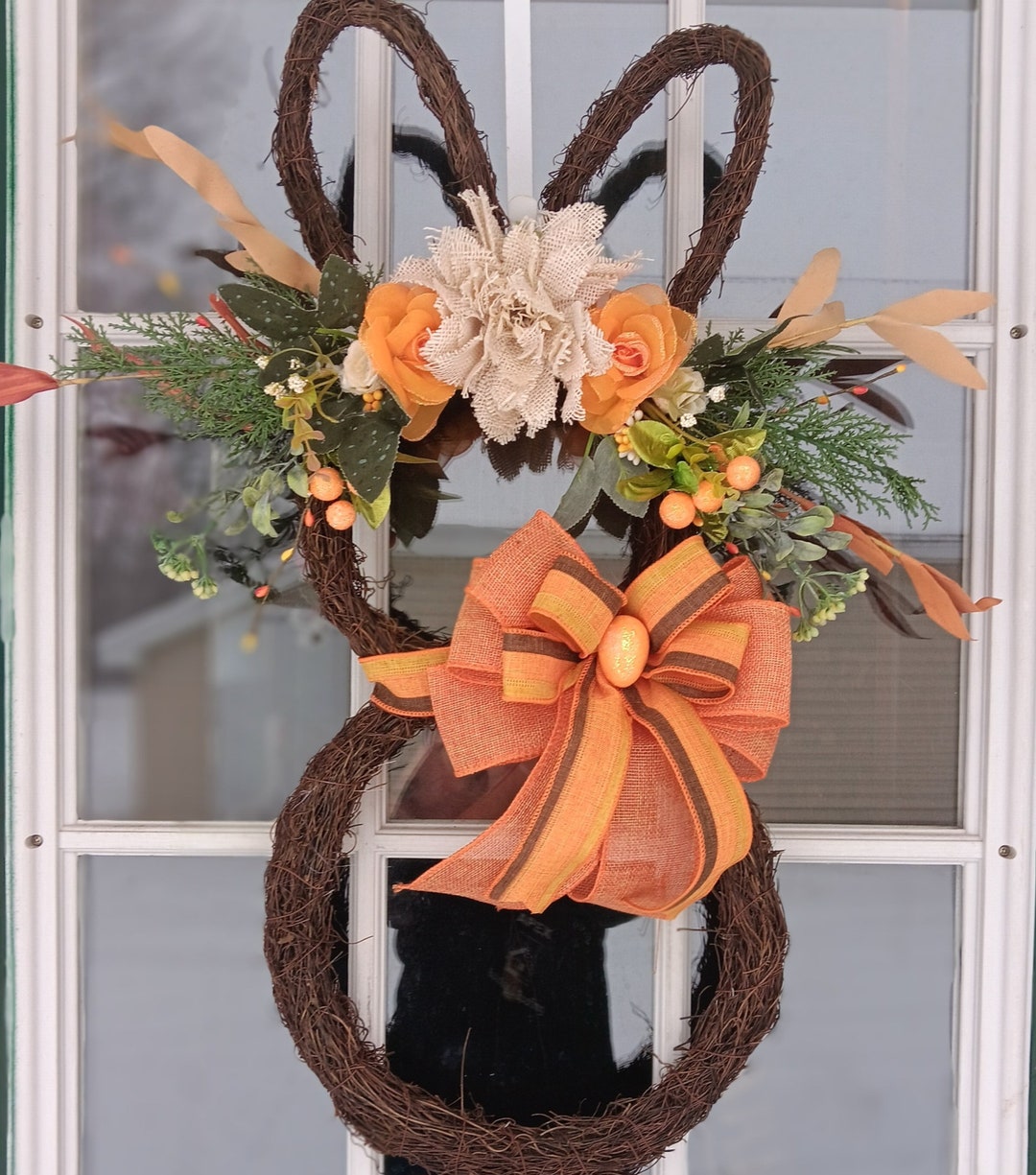 Bunny Grapevine Wreath - Etsy