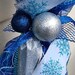 Blue Christmas Garland - Etsy