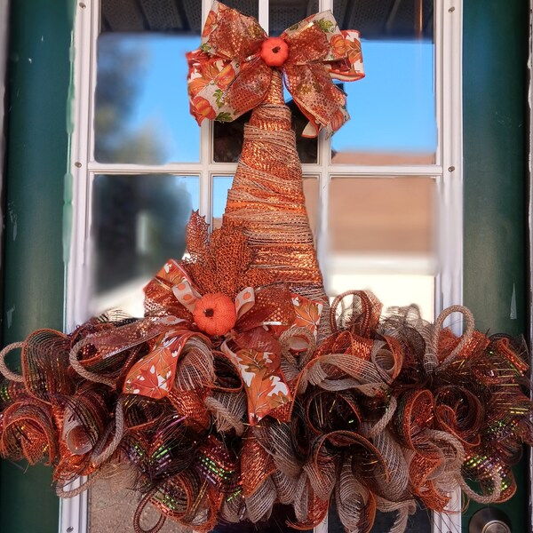 Witch Hat Wreath - Etsy