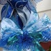 Blue Christmas Garland - Etsy