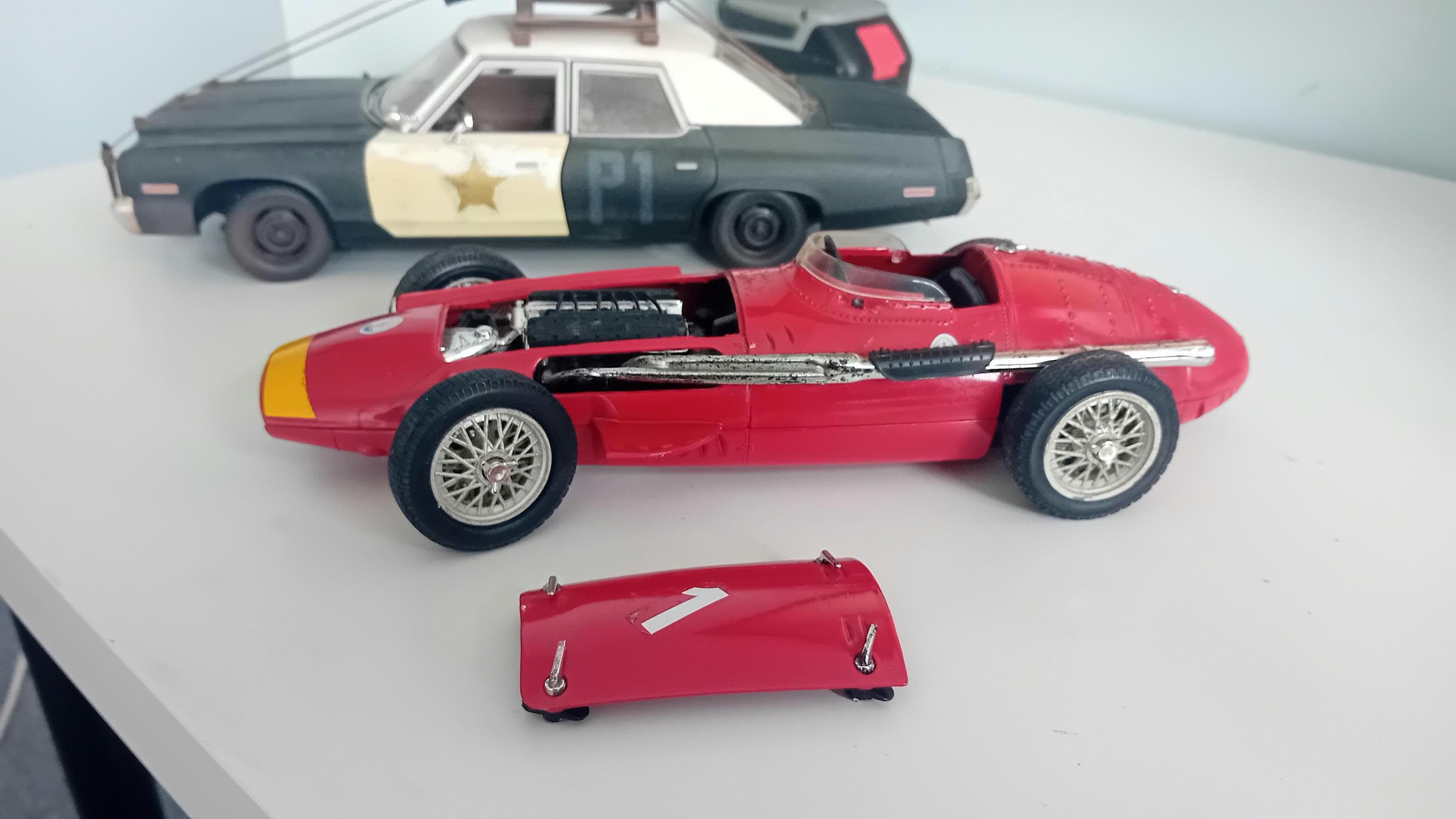 Polistil Maserati 250F RED Diecast Car Racing Car 1:16 Scale Loose - Etsy