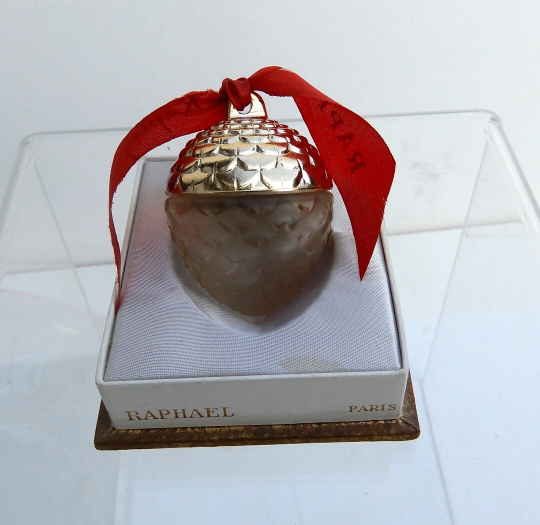 Vintage Perfume REPLIQUE, Raphael, Acorn Shape, Lalique Design. Boxed ...