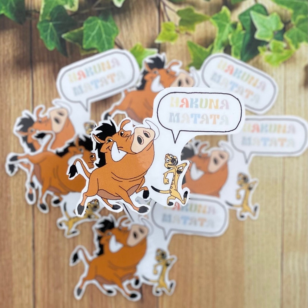 Hakuna Matata Sticker | Cute Gifts, Decorations, Gift Ideas, Cute ...