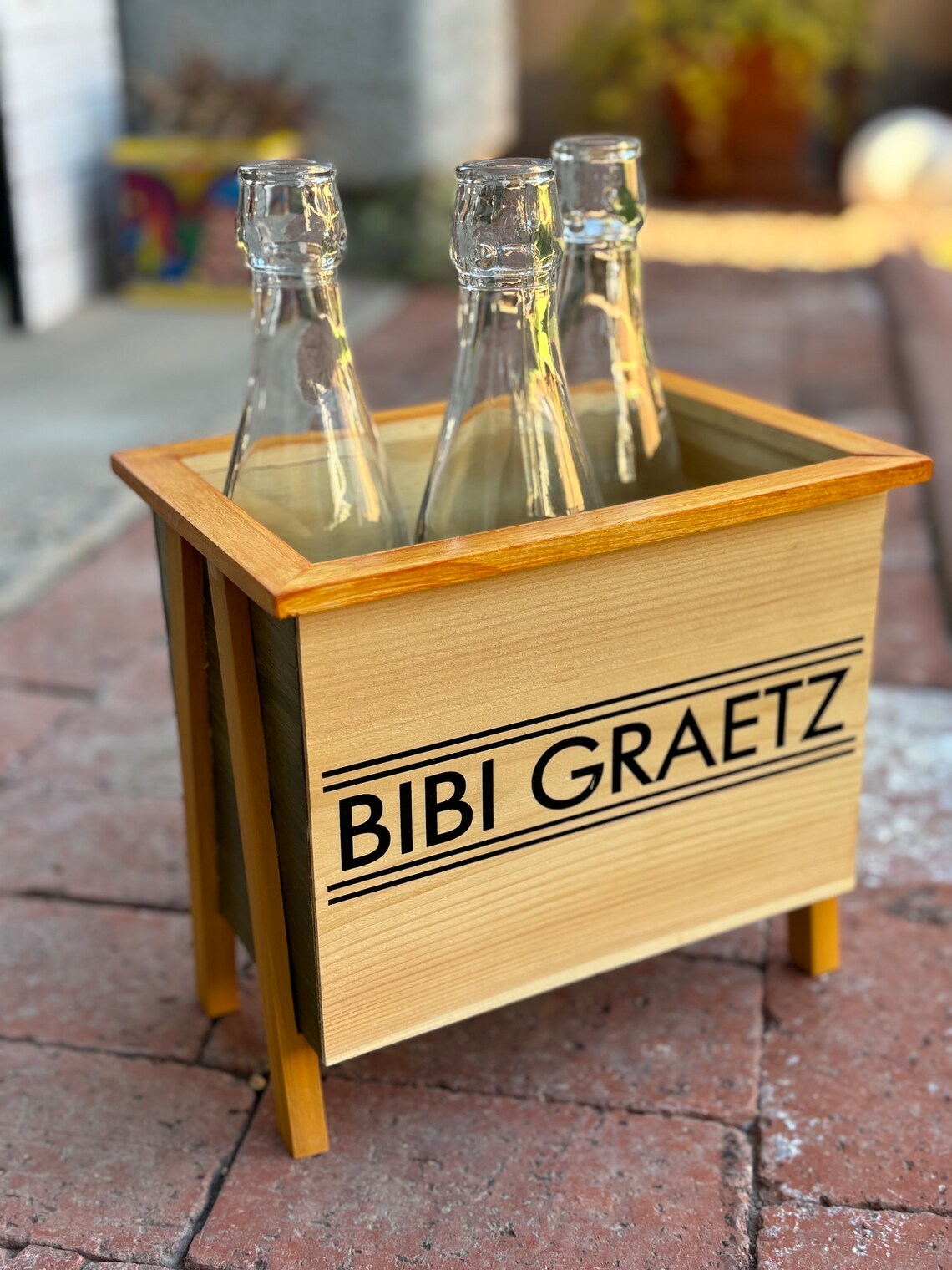 Wine Crate Panel Box Planter - Etsy