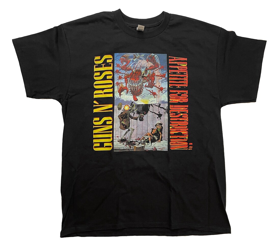 Guns N Roses, Appetite for Destruction, Original 1987 Artwork, 2-sided ...