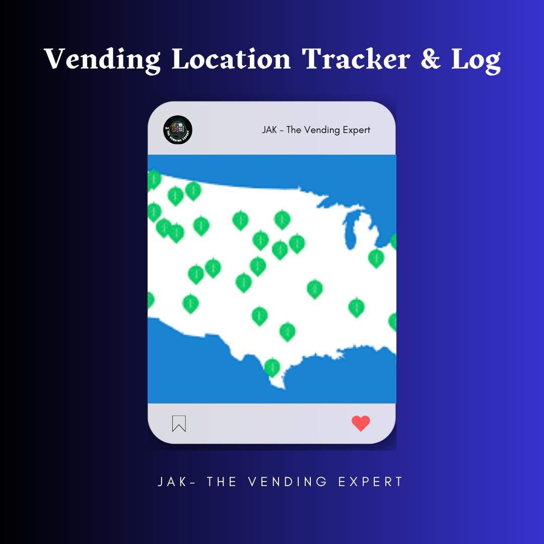 Vending Machine Location Tracker & Log | Editable Vending Business ...