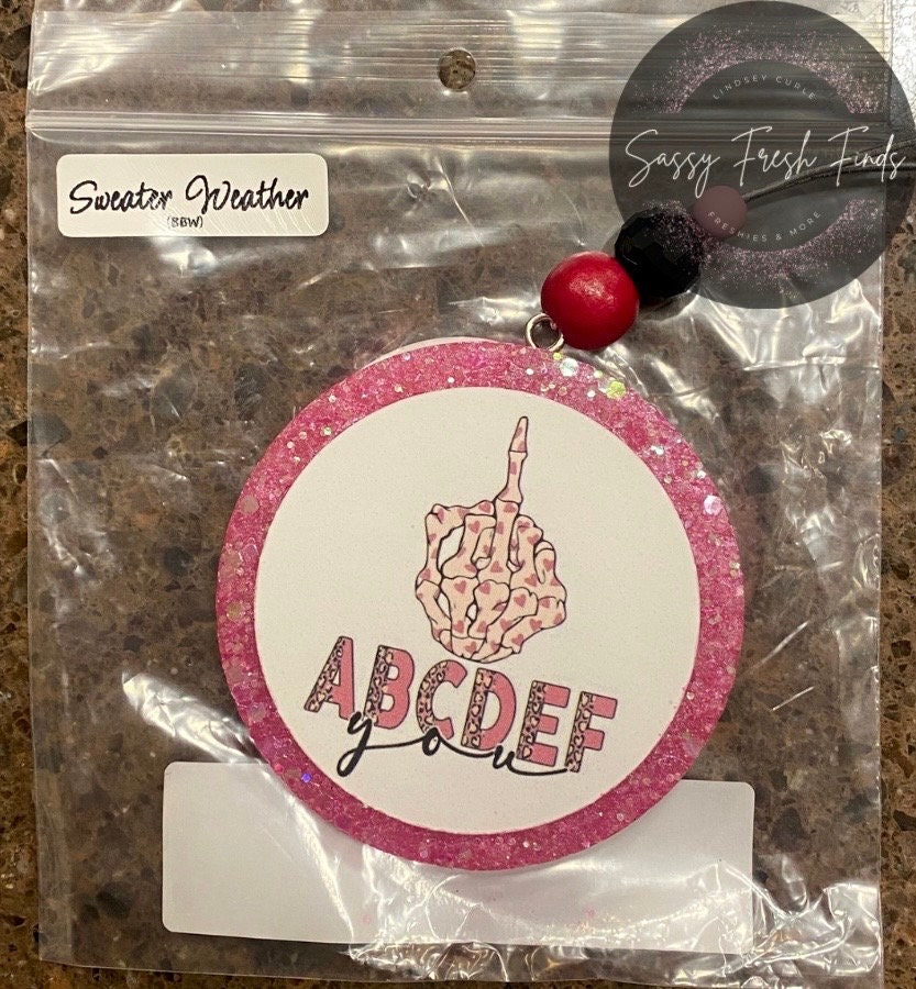 Valentines Day Car Freshies, Valentines, Pink, Red, Glitter, Heart ...