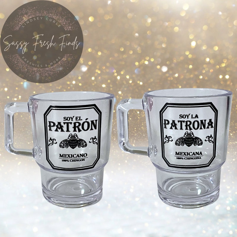 Reusable Patron Cups - Etsy