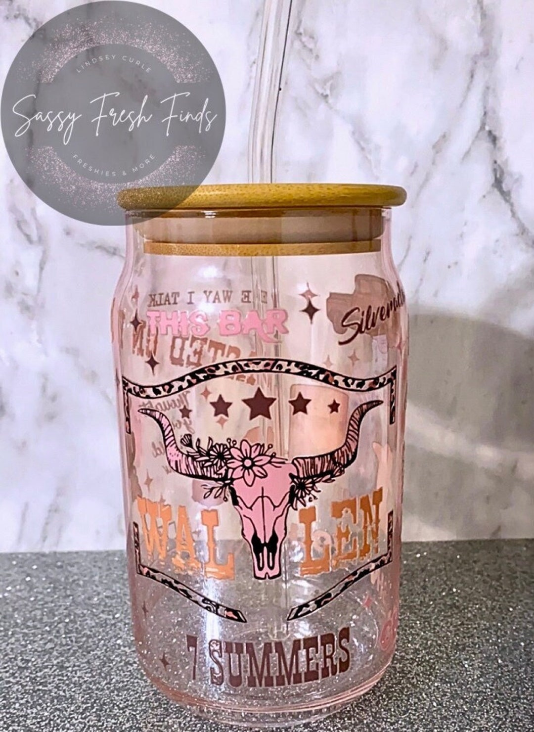 Morgan Wallen Libby Glass, Wallen, Uv Dtf, Uvdtf, Cup Wrap, Summer ...