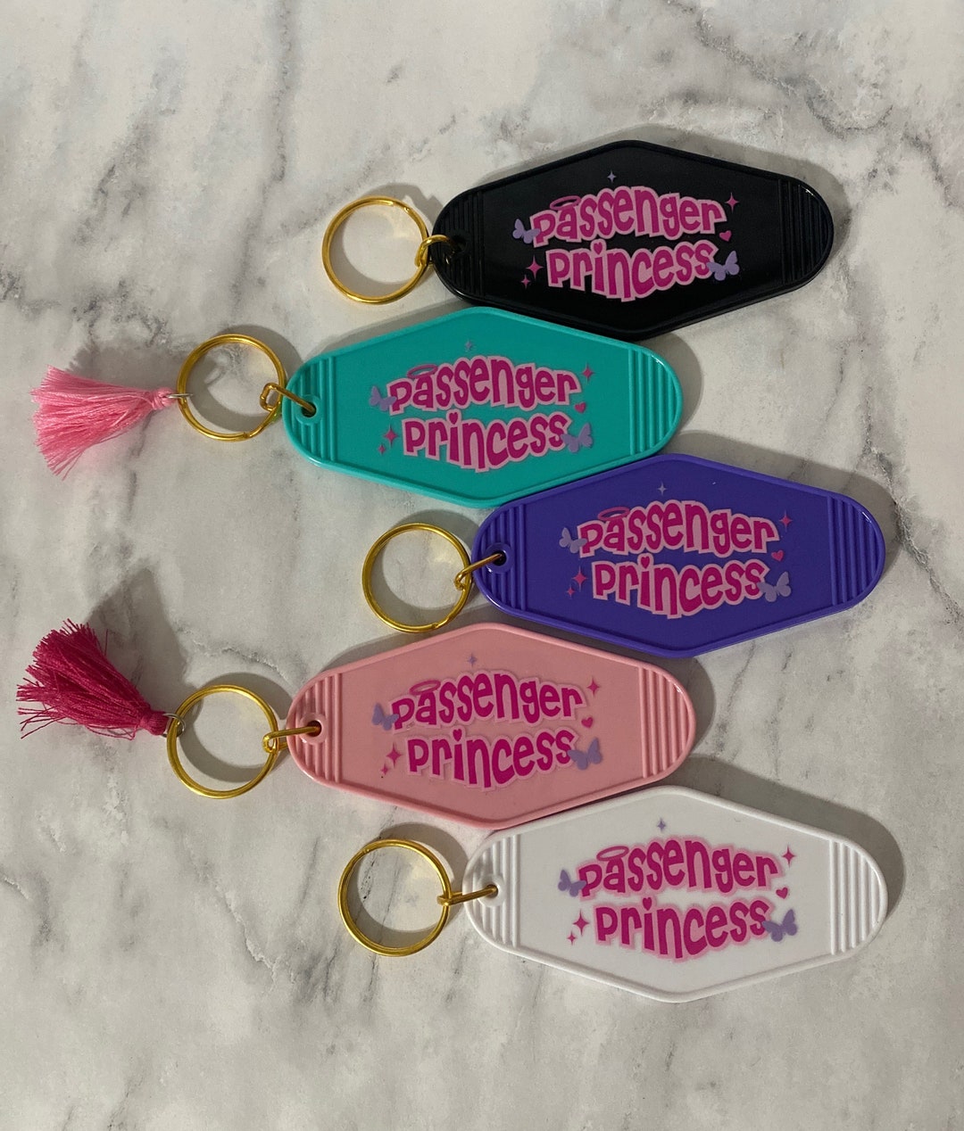 Passenger Princess Motel Keychains, Badass Mama, Hotel Keychains, Vinyl ...
