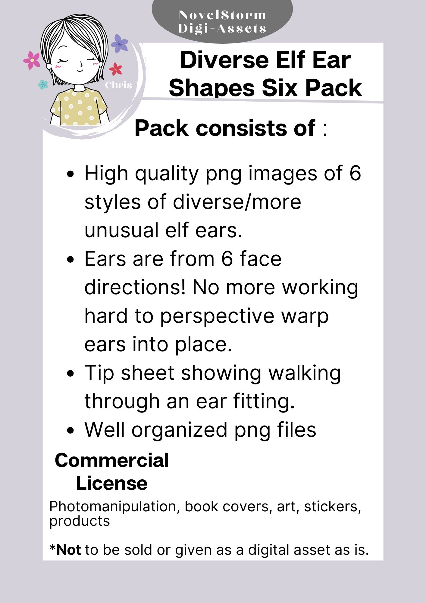 Diverse Elf Ear Shapes Six Pack - High Quality Stock Elf Ear Png Images ...