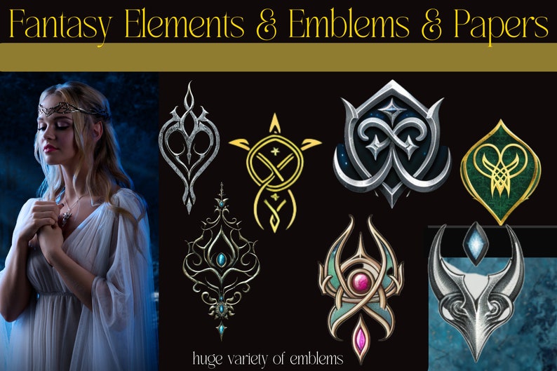 High Quality Pngs of Fanasy Elements (emblems, Logos, Swash's) and ...