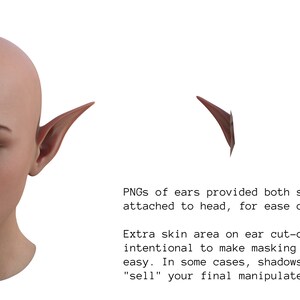 Classic Elf Ear Trio - High Quality Stock Elf Ear Png Images From Six ...