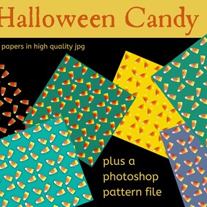 Halloween Candy Elements and Clipart Pngs, Pattern, and Papers - Etsy