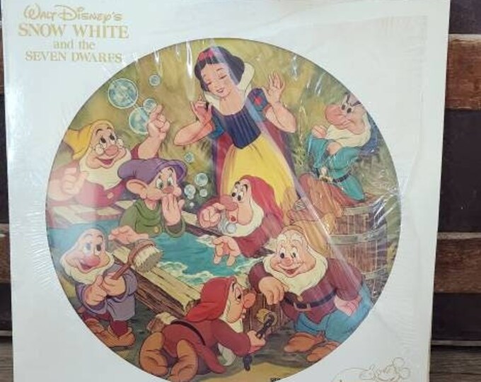 1981 Walt Disney's Snow White and the Seven Dwarfs / Disneyland Vinyl ...