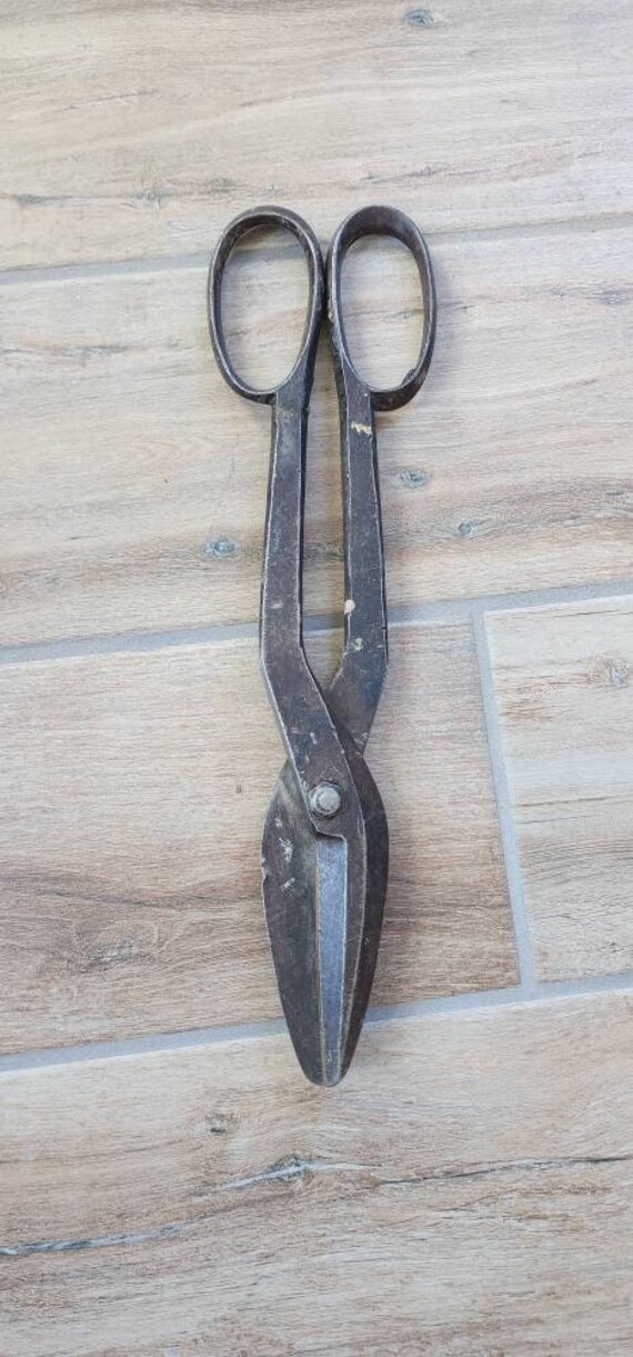 Vintage Sheet Metal Cutting Shears 14 Heavy - Etsy