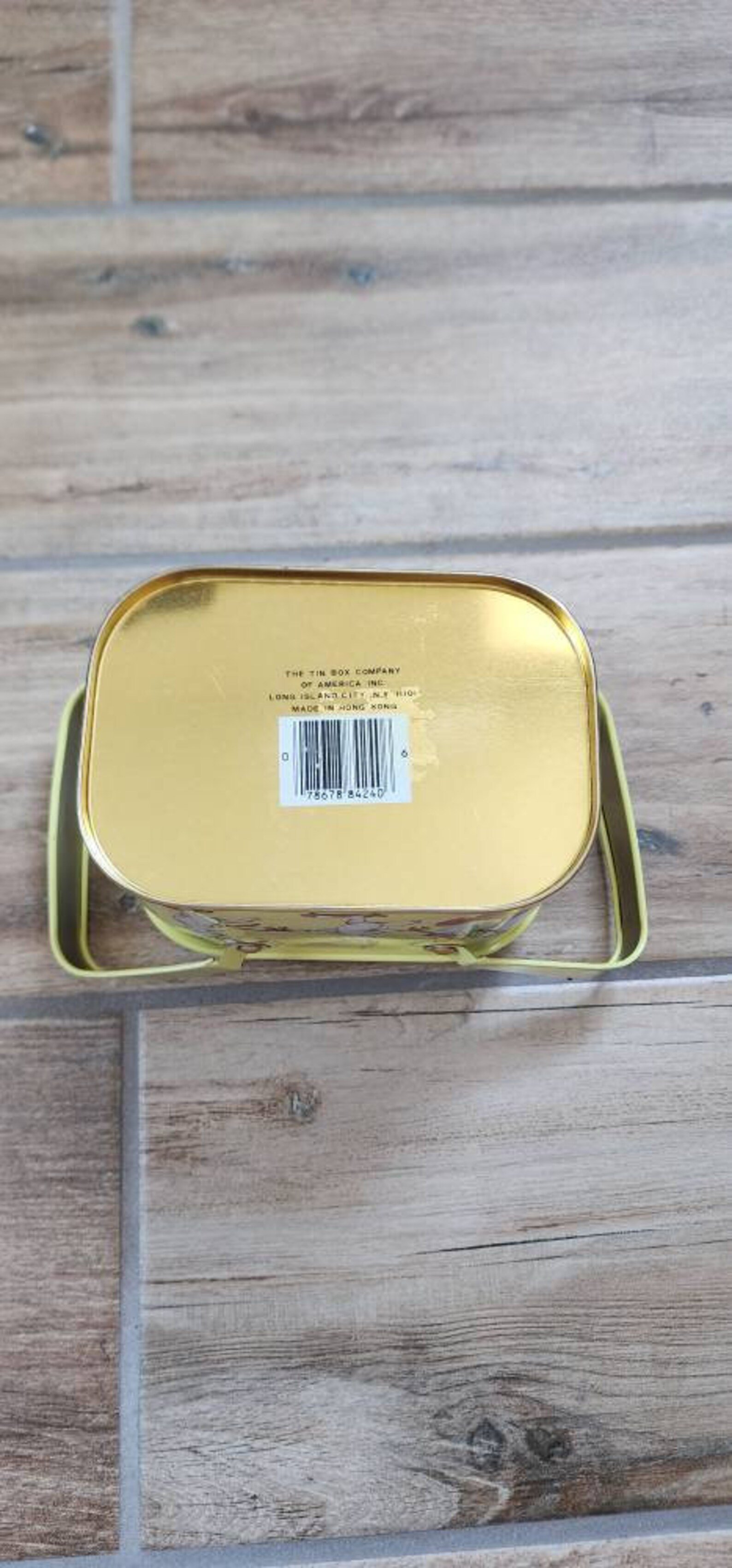 1980's Vintage Easter Unlimited Bunny Tin 2 Handled Yellow and White - Etsy