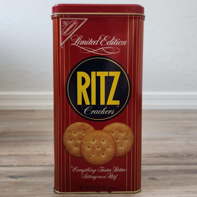 Ritz Cracker Tin - Etsy