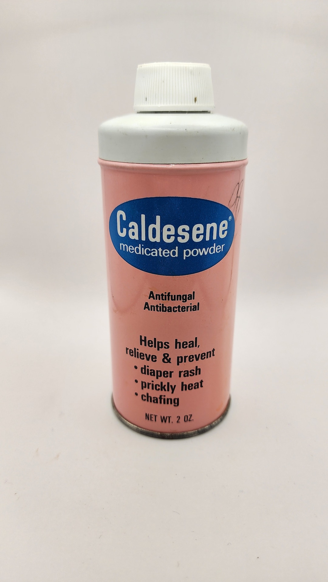 Vintage 1970's Caldesene Medicated Powder Pink Metal Shaker - Etsy