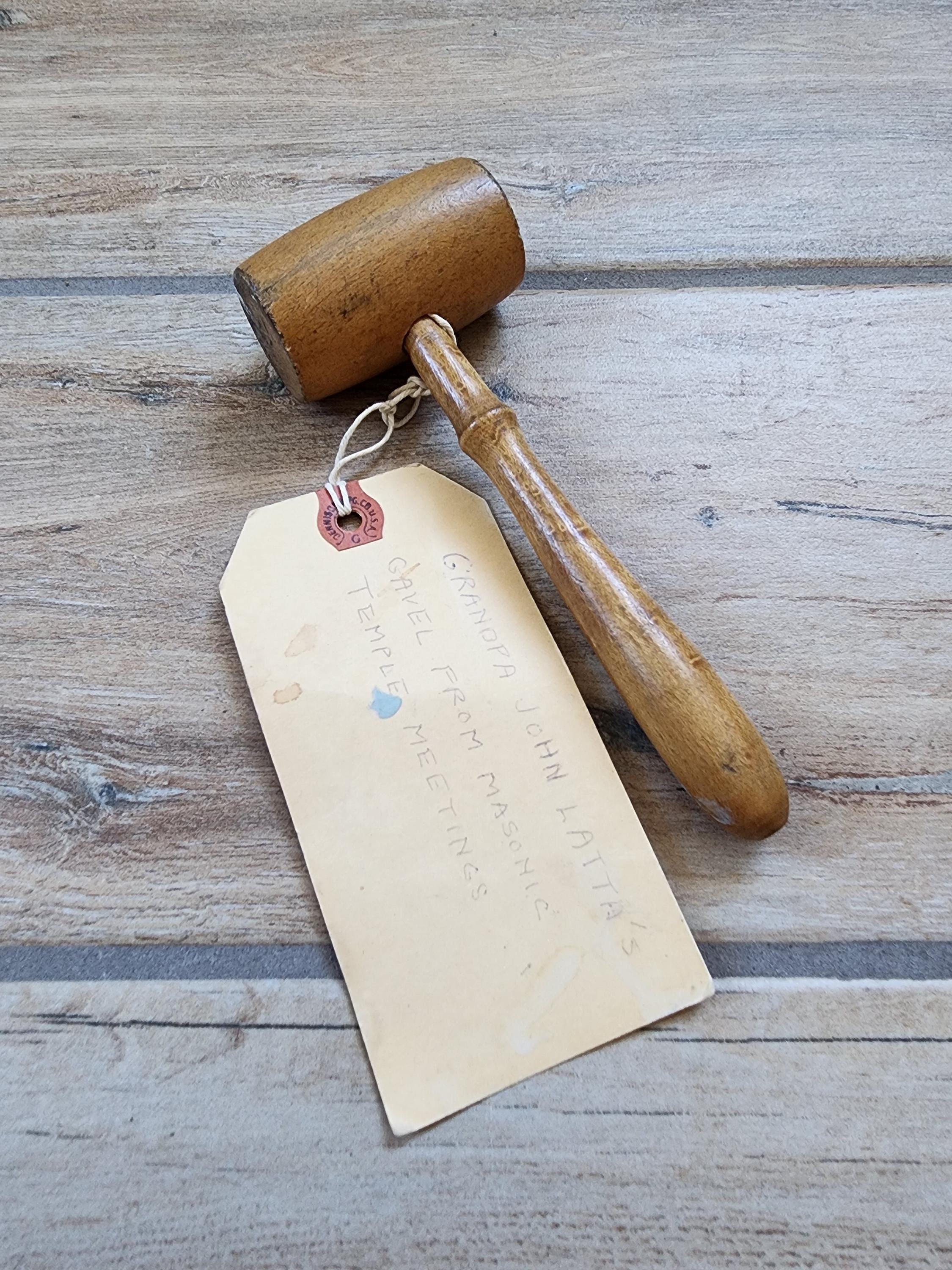 Antique Gavel From Masonic Temple Meetings Used by John Latta - Etsy
