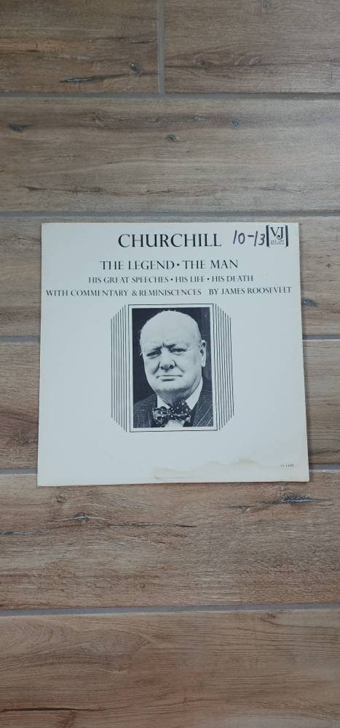 1966 Churchill the Legend the Man Vee-jay Vinyl Records VJ-1130 - Etsy