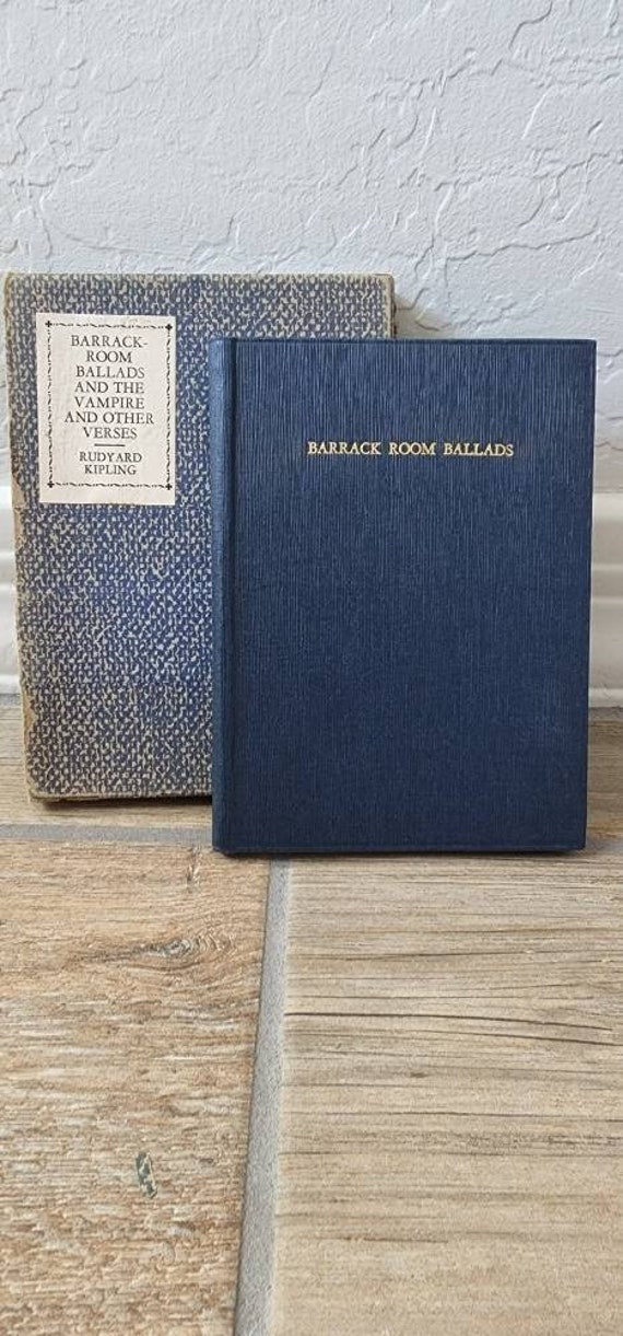 Barrack Room Ballads and the Vampire and Other Verses by - Etsy