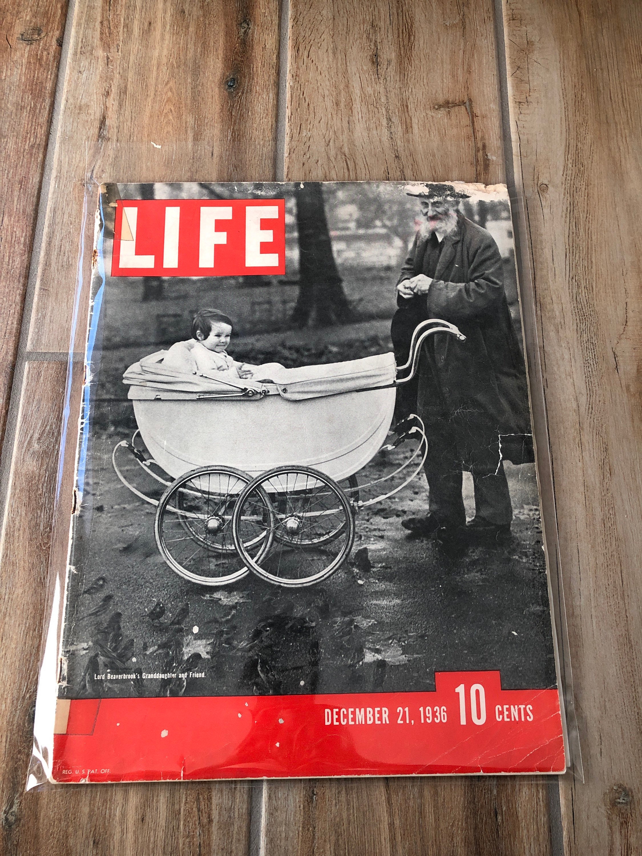 Vintage December 1936 Life Magazine - Etsy