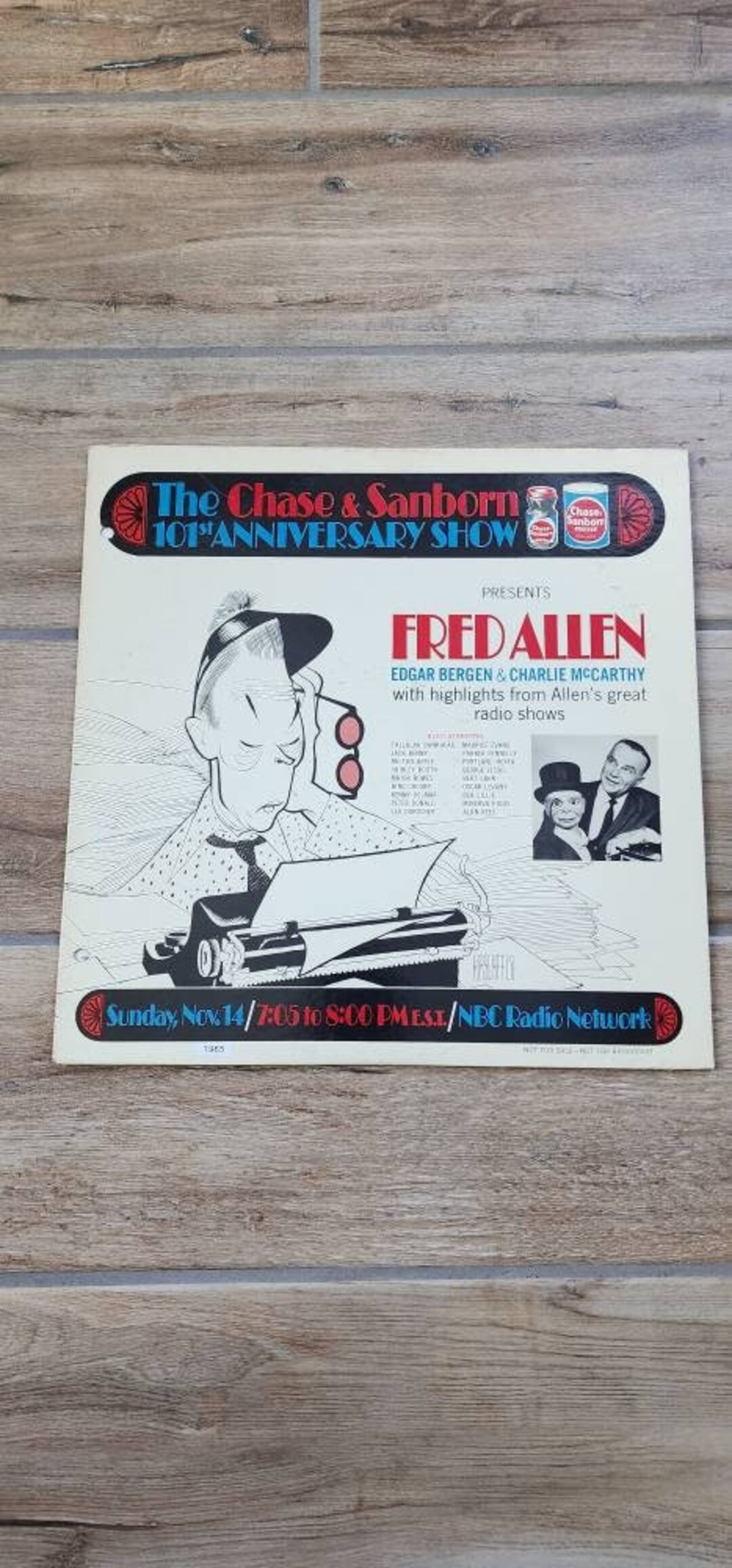 1965 Fred Allen / the Chase & Sanborn 101th Anniversary Show / SR4M ...