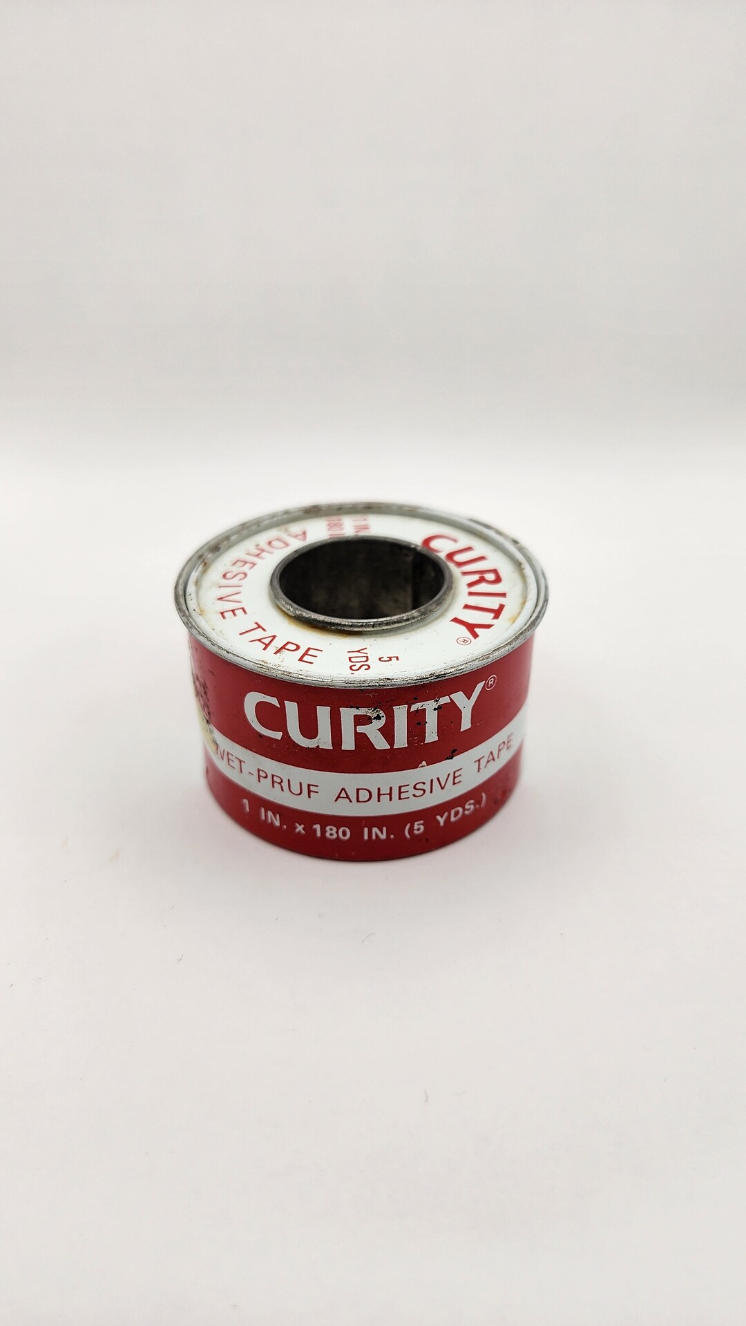 Vintage 1950's Curity Adhesive Tape Wet-pruf Tin Empty - Etsy