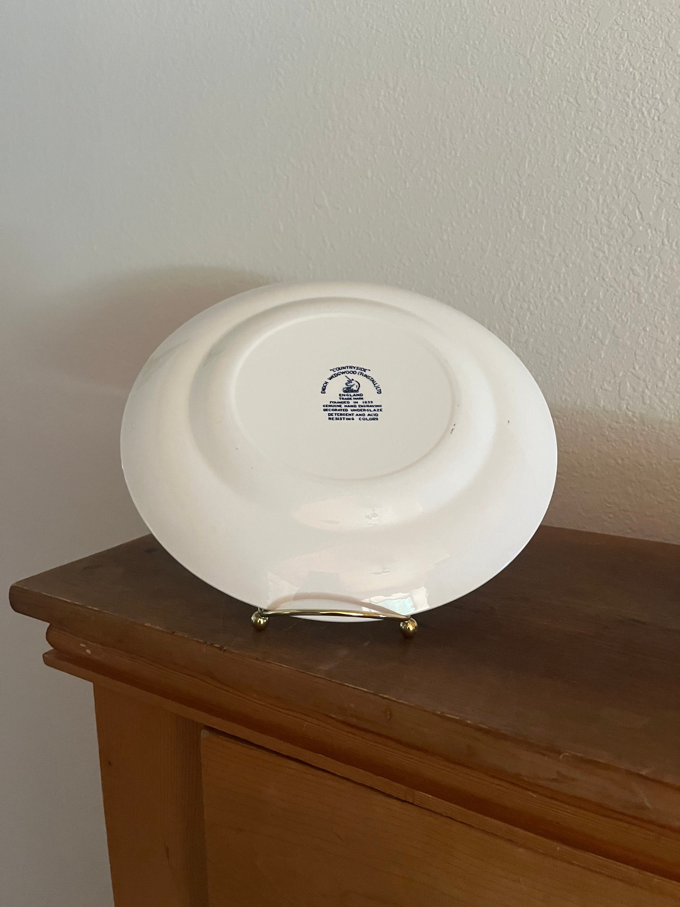 Wedgewood Countryside Blue Dinner Plates - Etsy