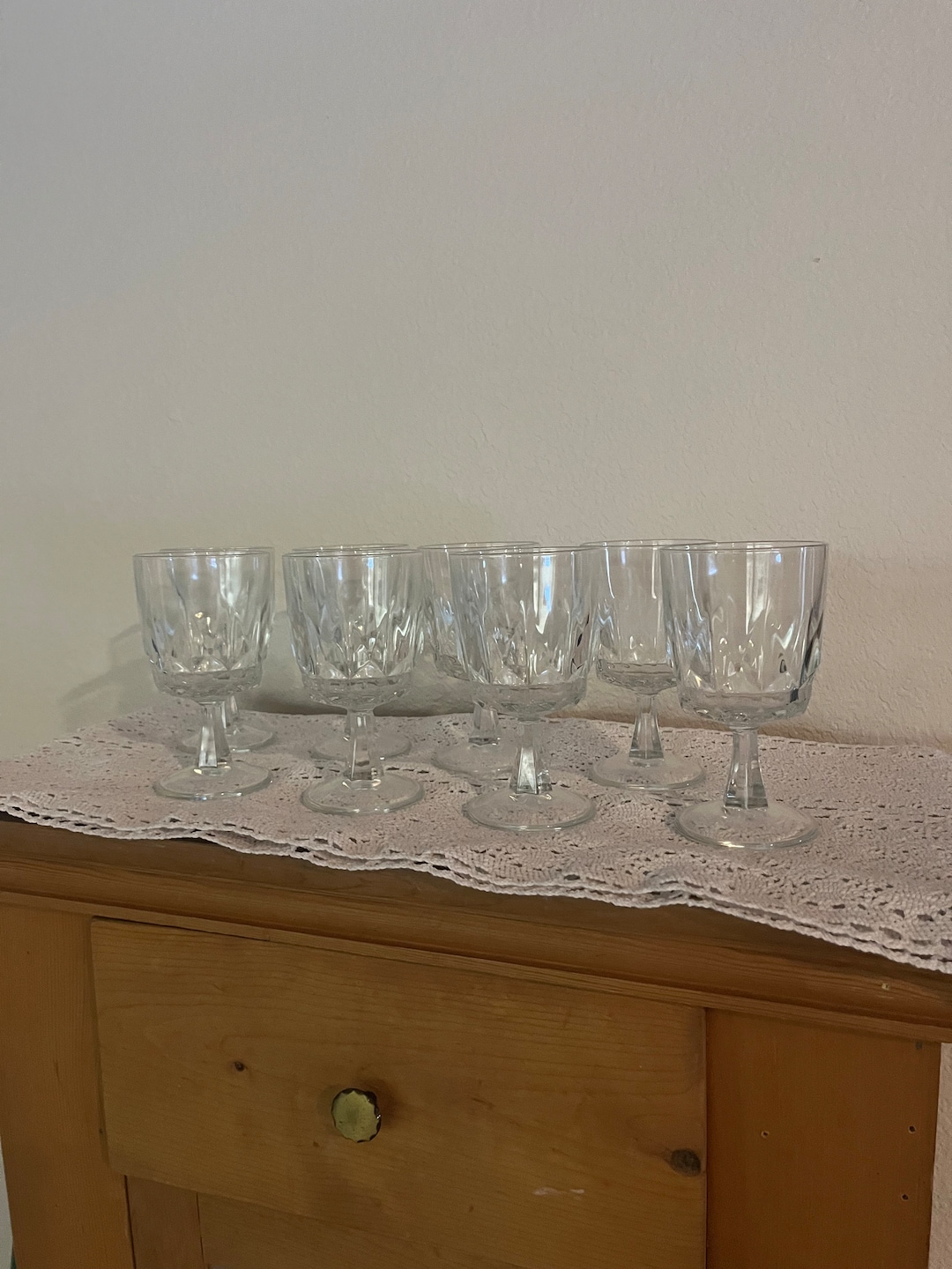 Arcoroc Artic Wine Glasses (set of 8) - Etsy