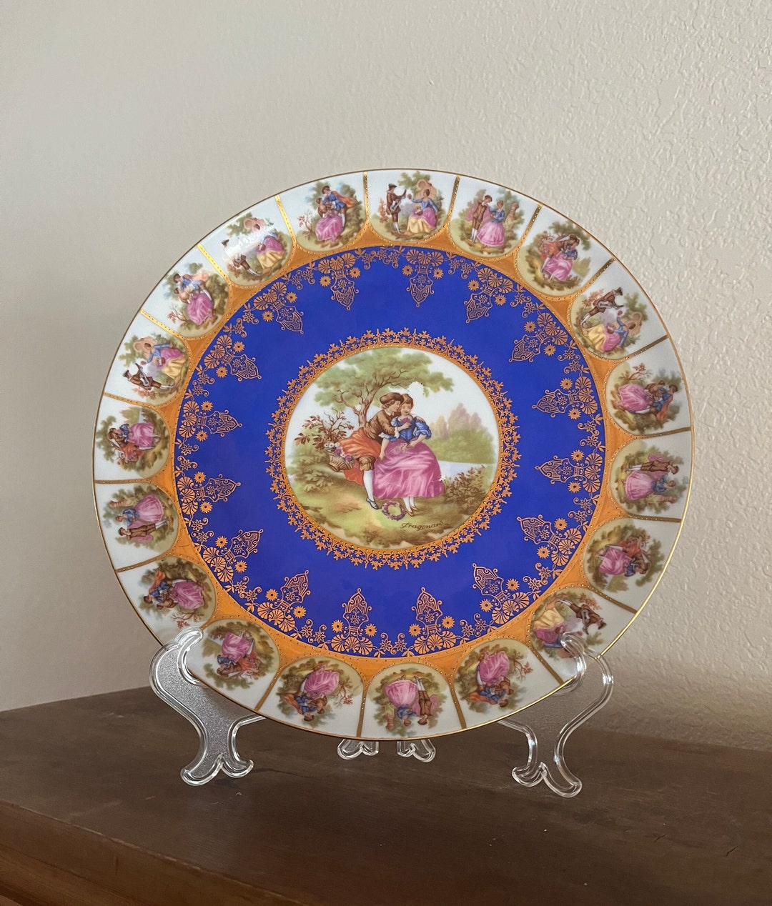 Bavarian China Plate - Etsy