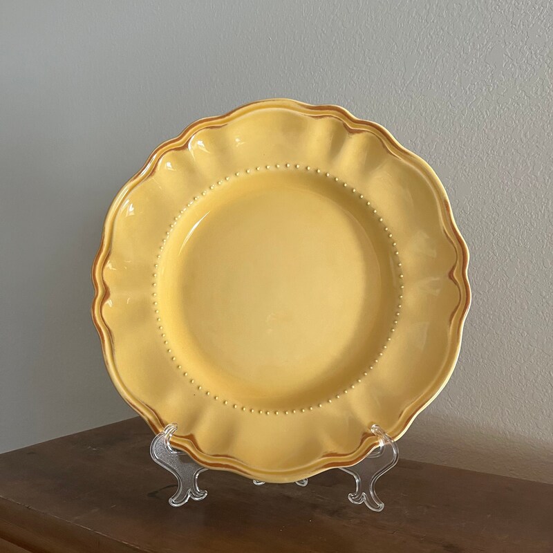 Mustard Dinner Plates - Etsy