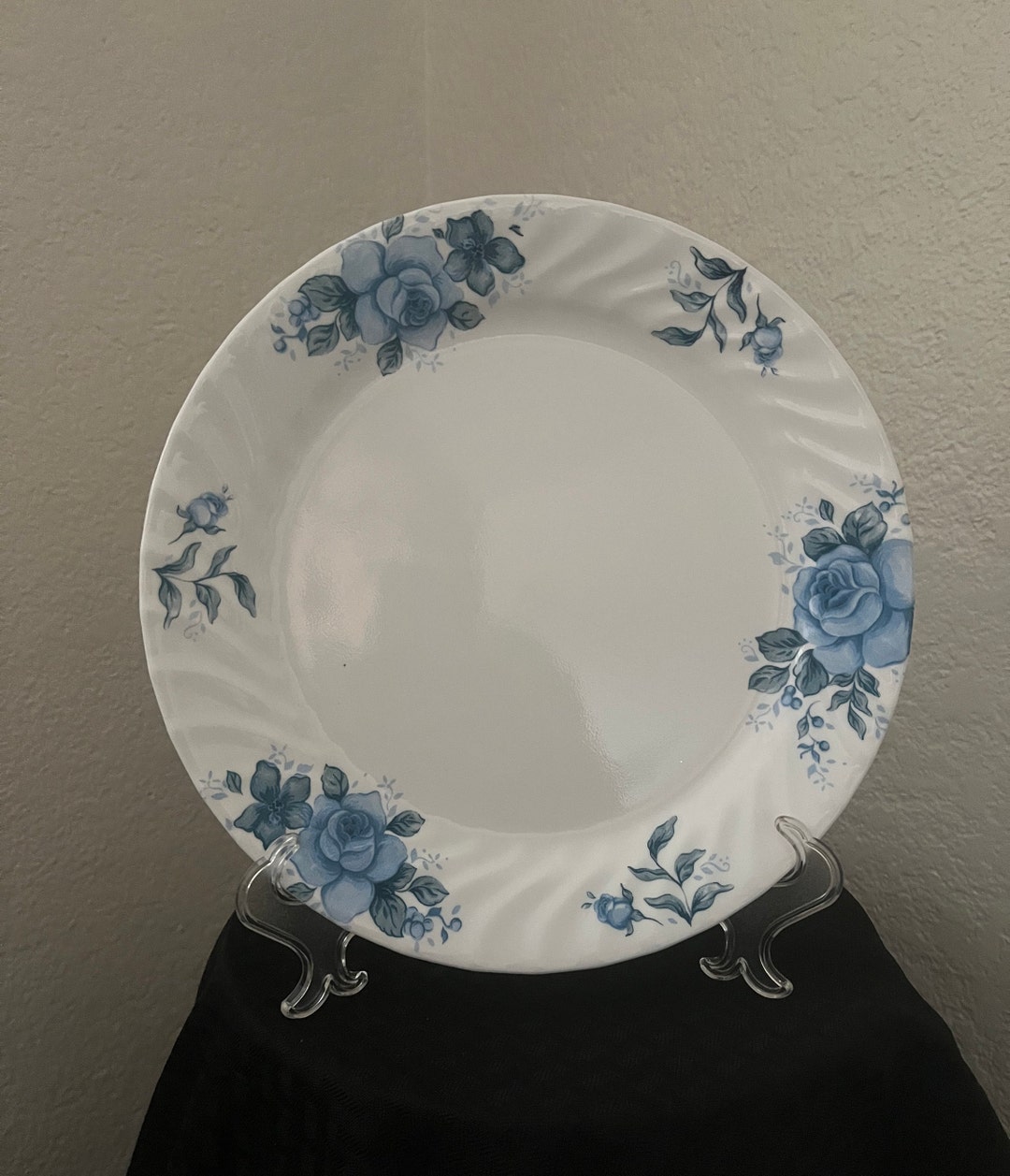 Corelle Blue Velvet Dinner Plate - Etsy