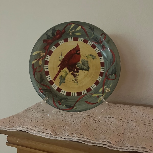 Lenox Cardinal Plate - Etsy