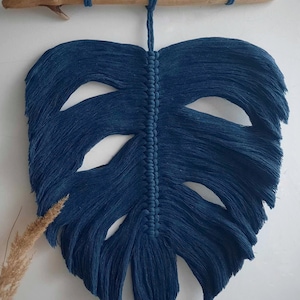 Monstera Leaf Macrame Wall Hanging - BIG Green Leaf - Etsy