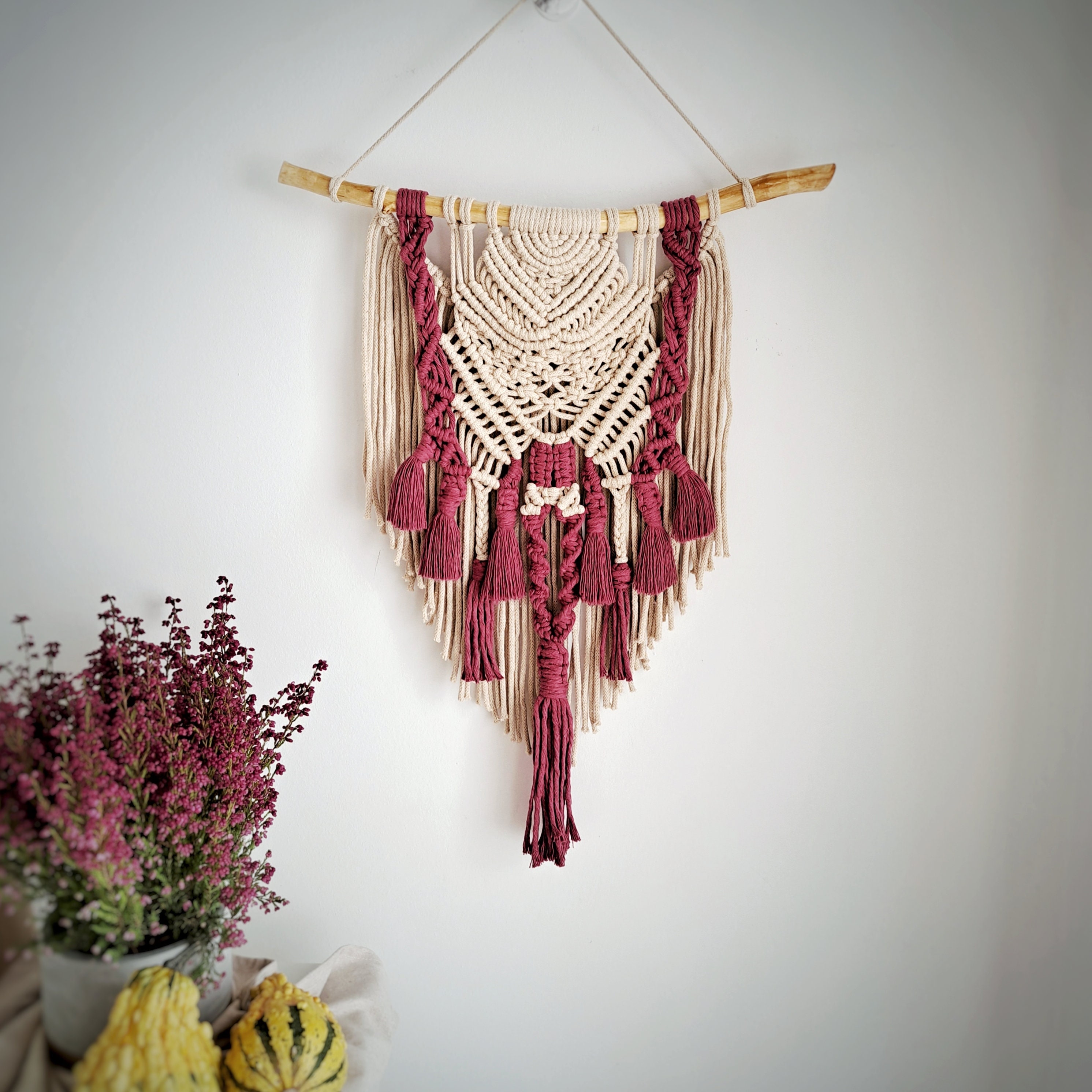 Macrame Wall Hanging - Romantic Wall Art - Etsy