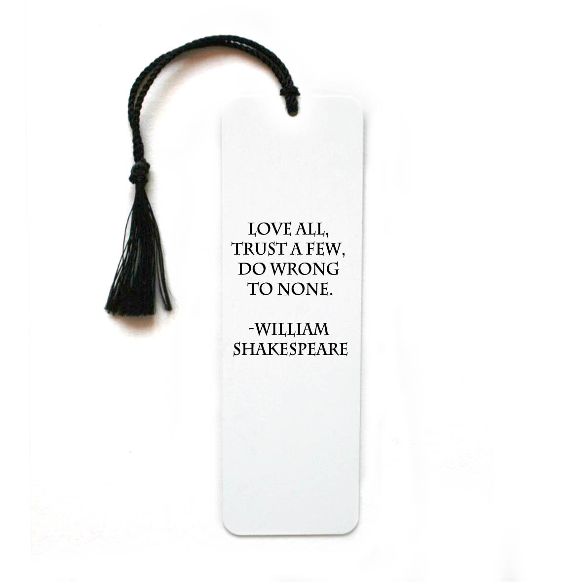 Buy Shakespeare Bookmark With an Inspirational Quote Reading Online in ...