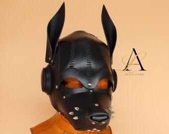Puppy Play Mask - Etsy