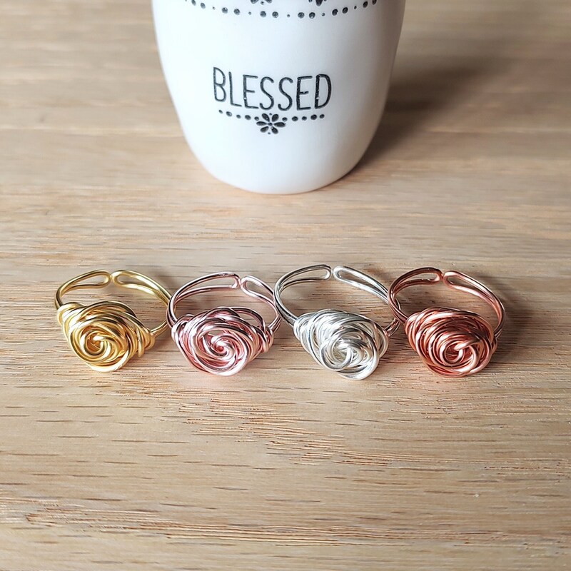 Adjustable Wire Ring - Etsy